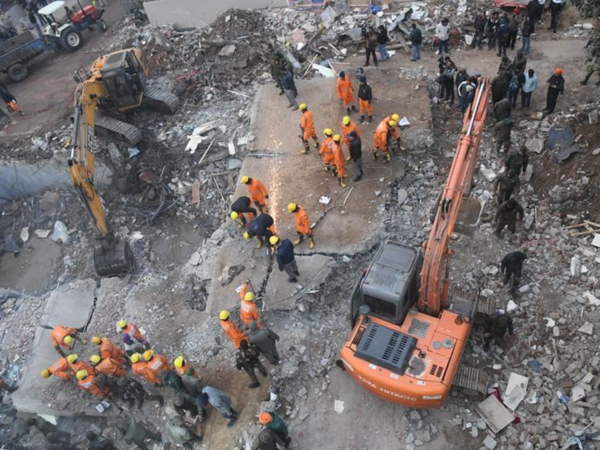 Punjab: Two Dead in Mohali Building Collapse as Rescue Teams Recover ...