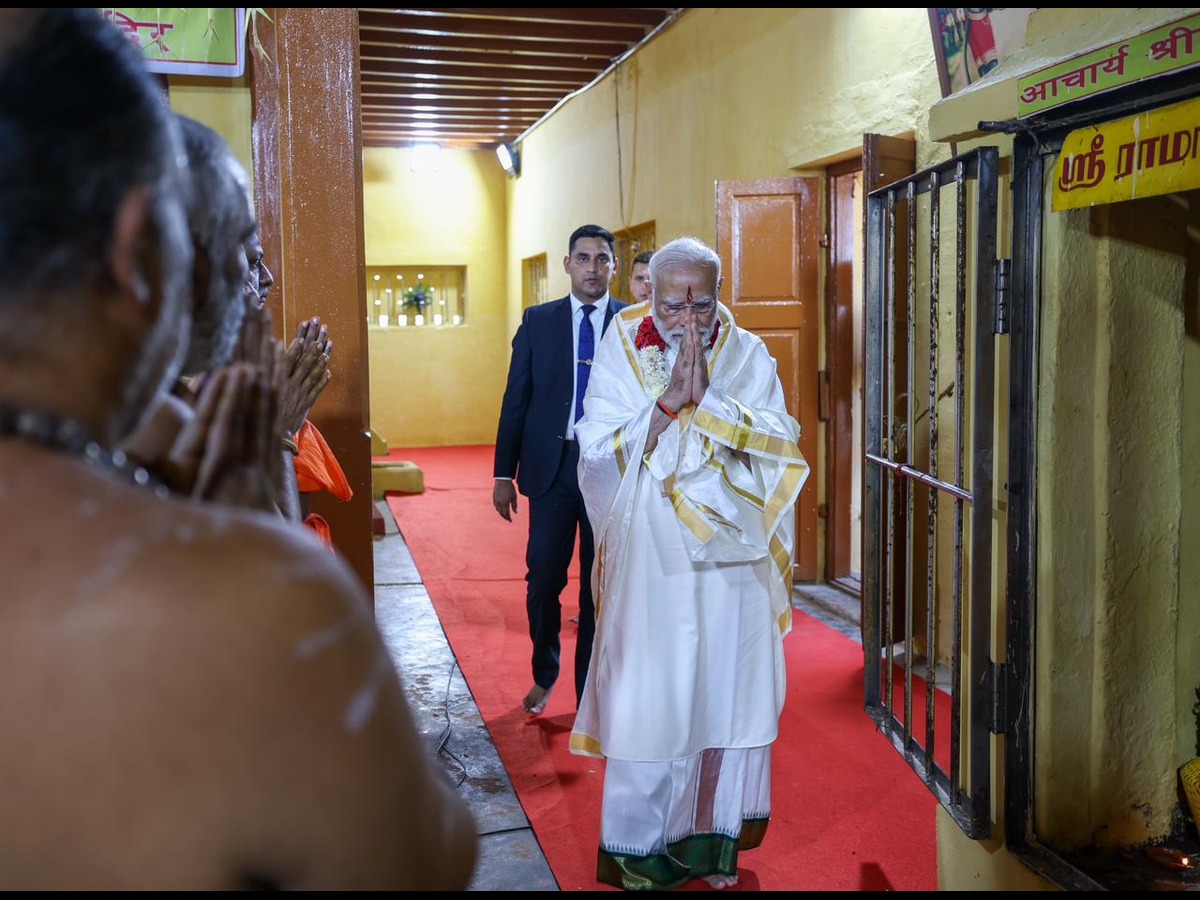 'Felt Extremely Blessed': PM Modi Shares Pictures From ...