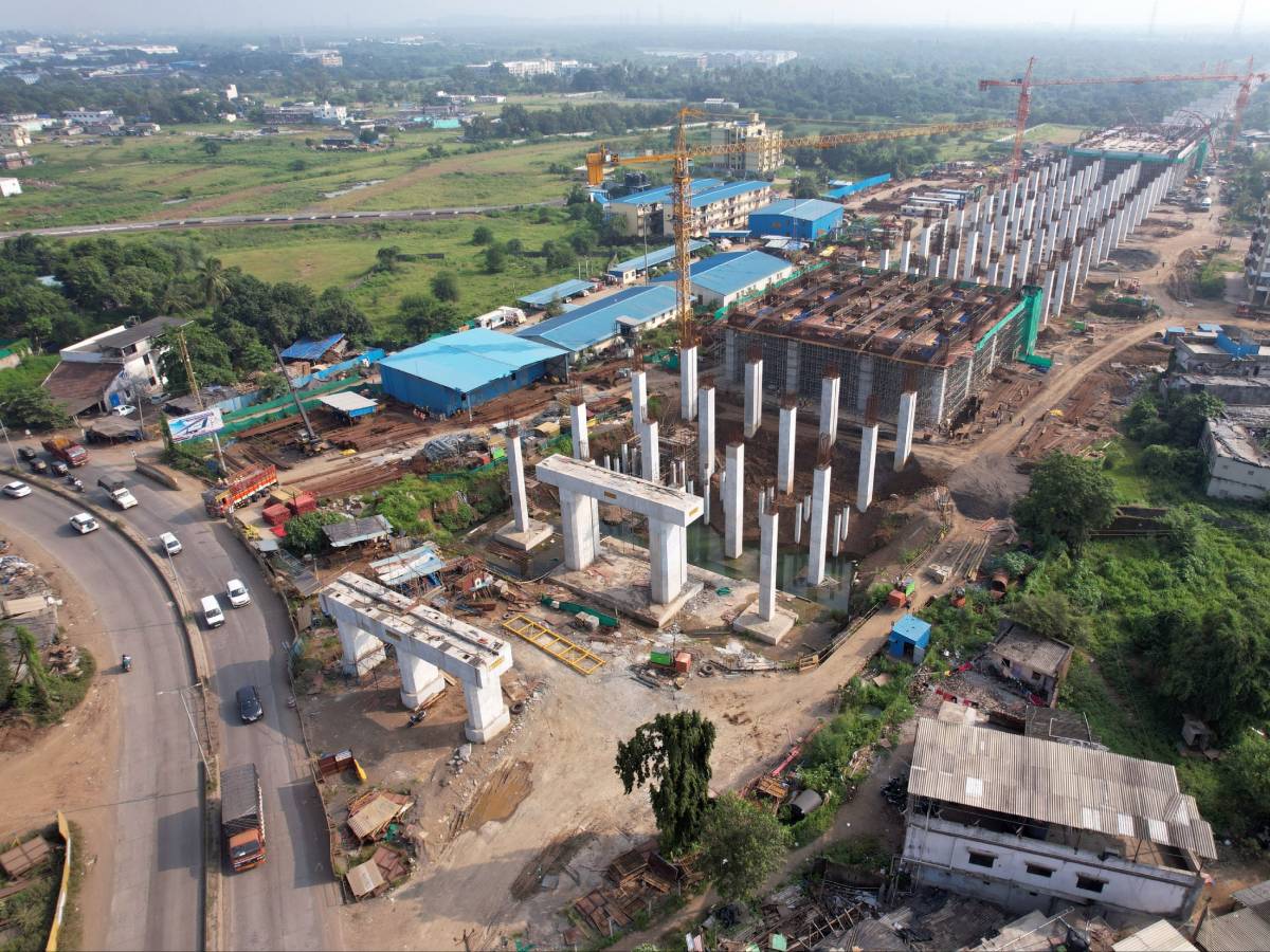Mumbai-Ahmedabad Bullet Train Project Update: Virar and Thane Stations ...