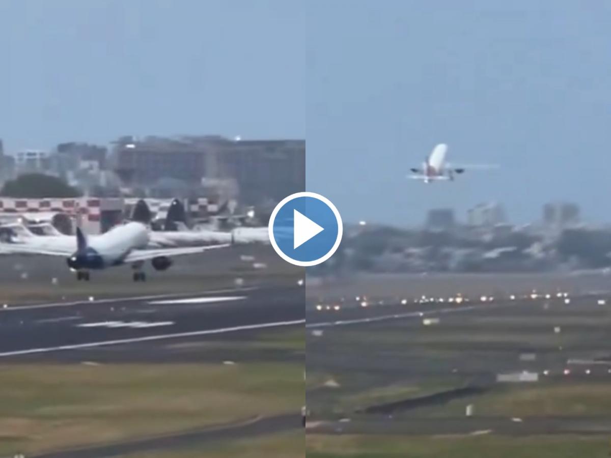 Mumbai Airport: IndiGo Landing and Air India Plane Take Off on Same ...