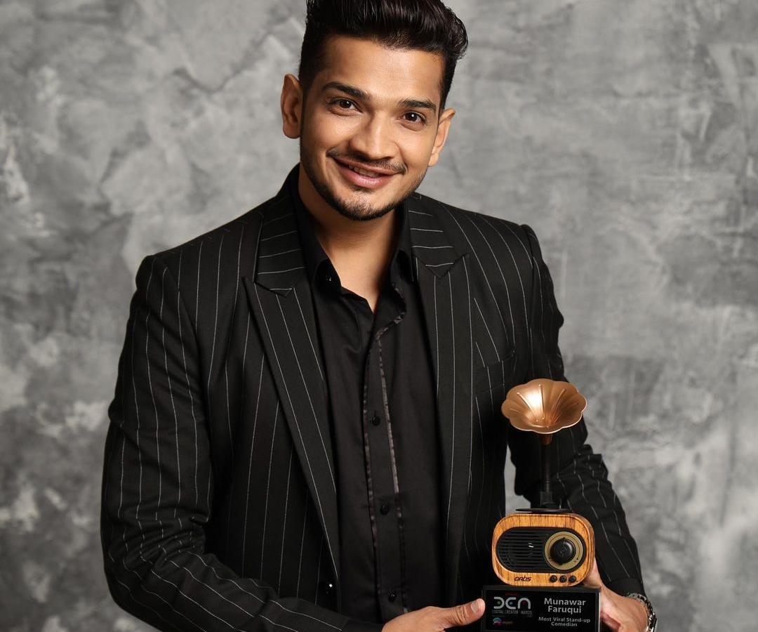 'Lock Upp' winner Munawar Faruqui wins Lokmat Digital Most Viral Stand ...