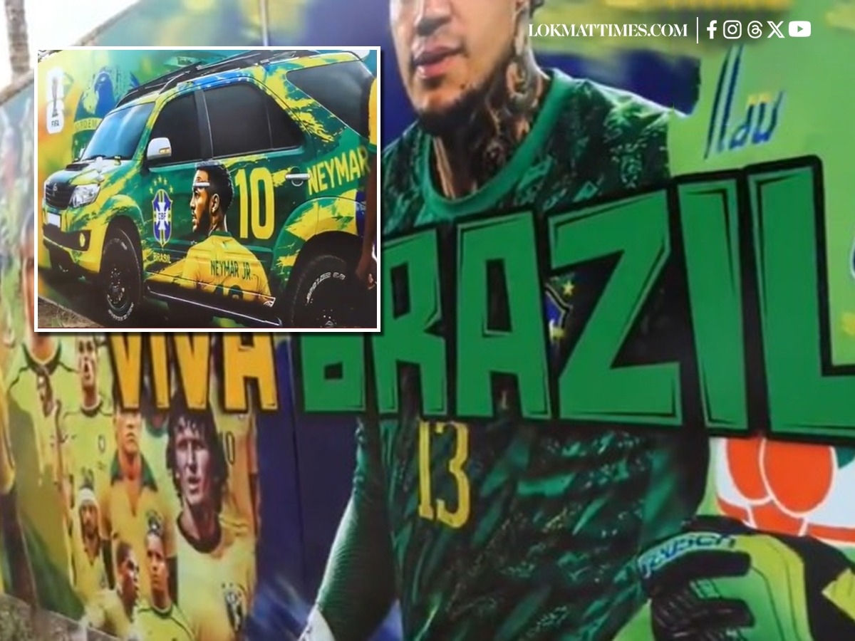 FIFA World Cup 2026: Brazil Fans Put Up Giant Banners of Neymar and ...