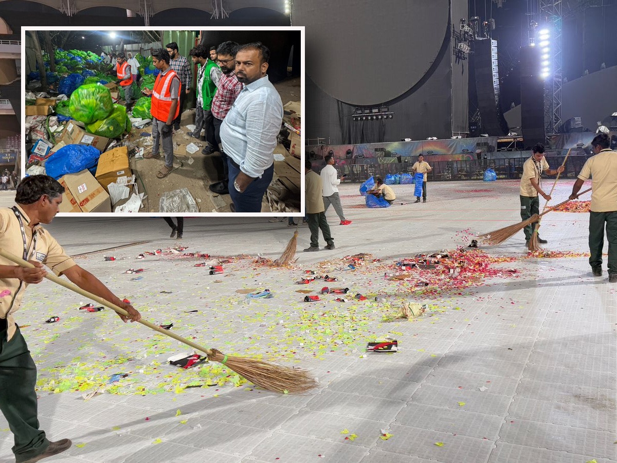 Navi Mumbai: NMMC Collects 82 Tons of Waste in Four Days After Coldplay ...