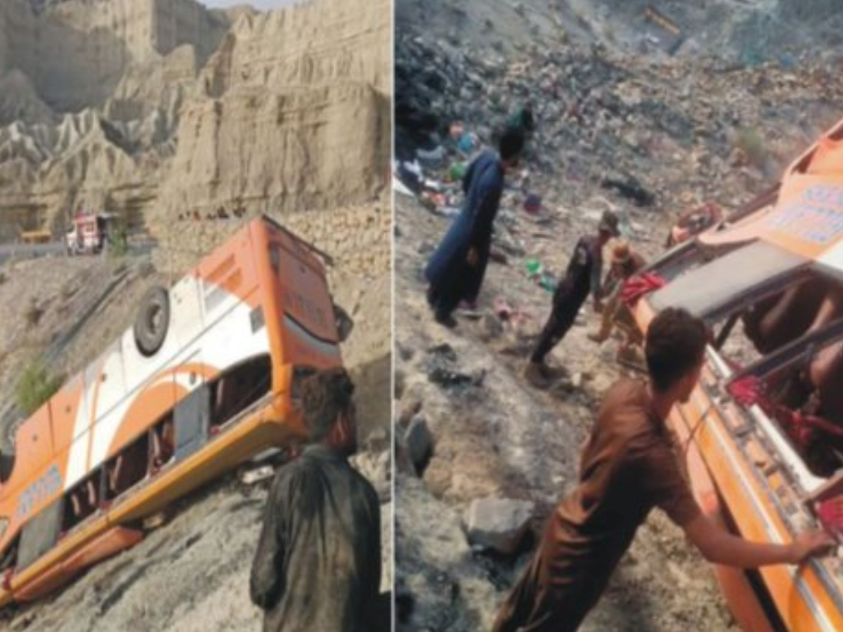 Pakistan Bus Accident: Bus Carrying 70 Pilgrims From Iran Falls Into ...