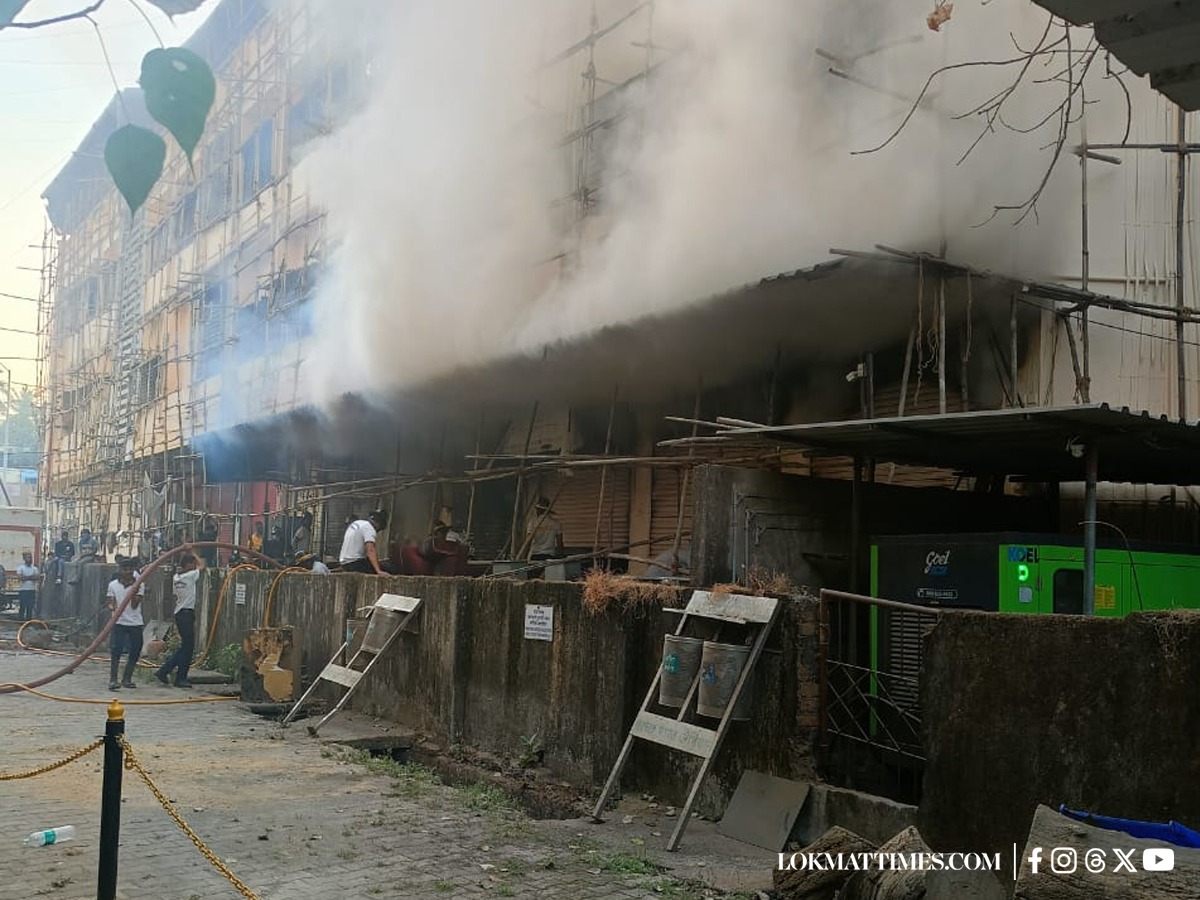 Navi Mumbai Fire: Massive Fire Destroys Panvel Furniture Godown, Fire ...