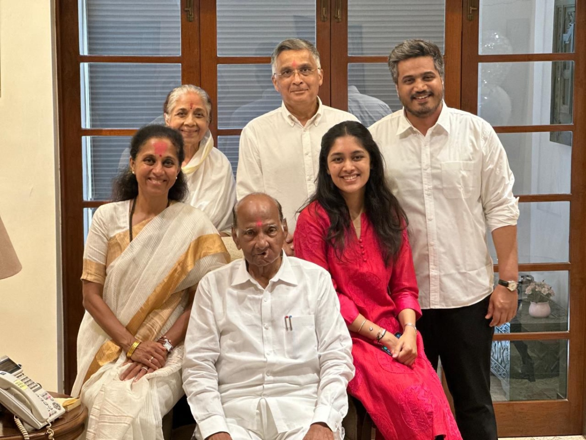Pawar Family Puts Celebration Pictures After Supriya Sule Wins Baramati ...