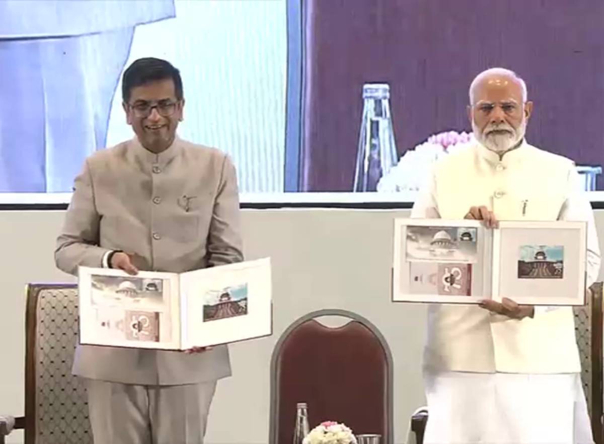 PM Narendra Modi Unveils Stamp and Coin Commemorating 75 Years of ...