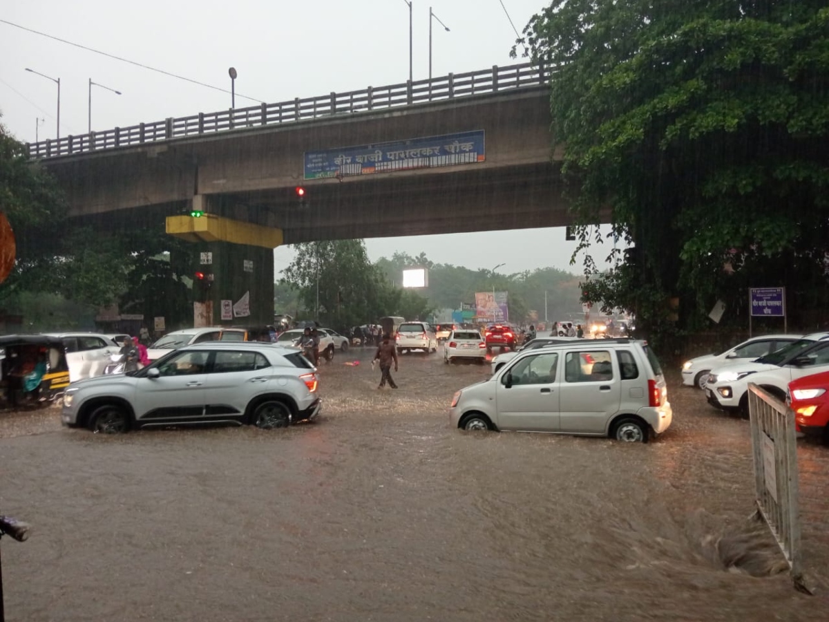 Pune Rains: Waterlogging Reported in Parts of City Due to Heavy Rainfall, Alert Issued for Next ...