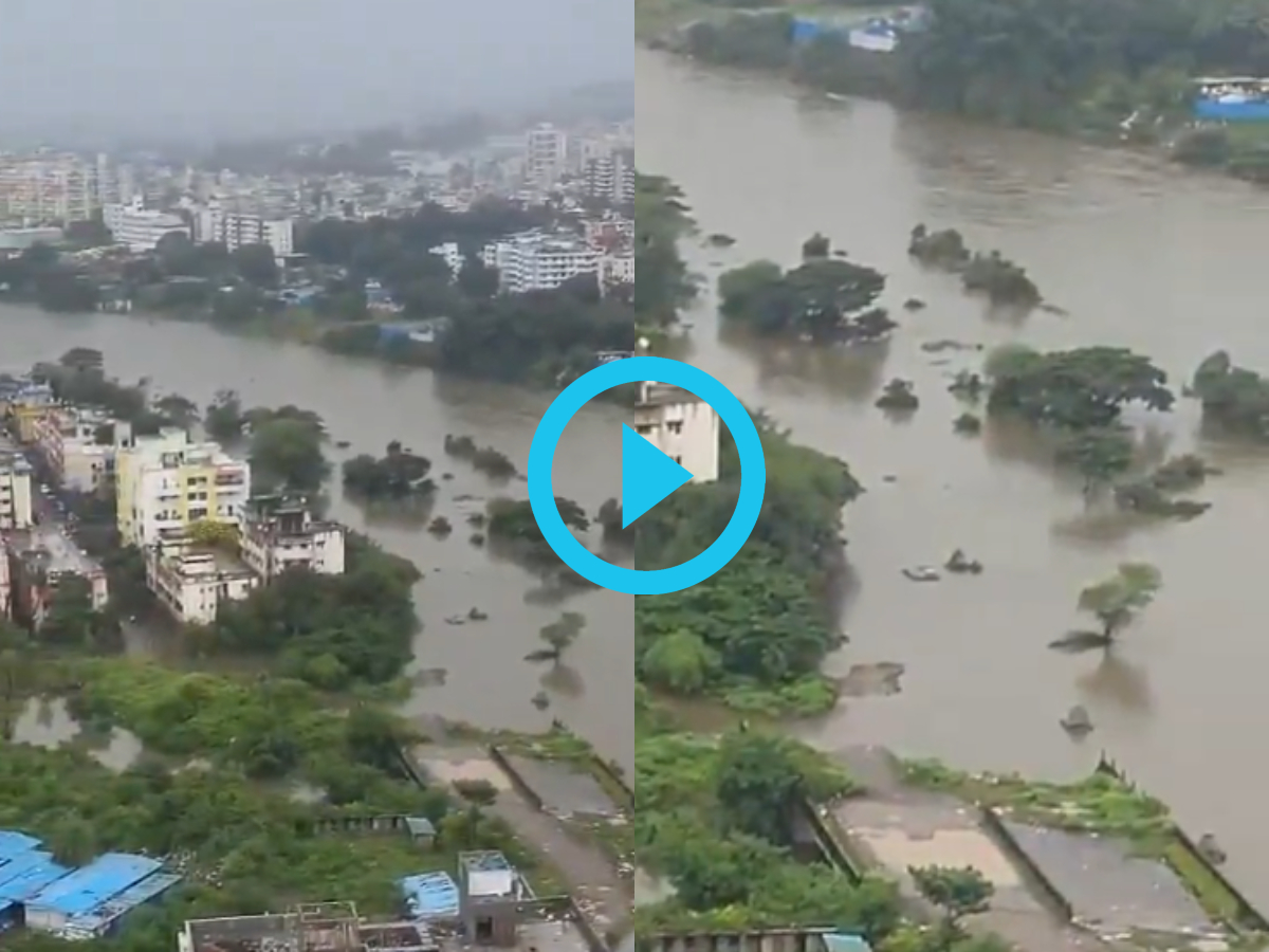Pune Weather Update: Heavy Rain Leads to Waterlogging, Khadakwasla Dam Increases Water Discharge ...