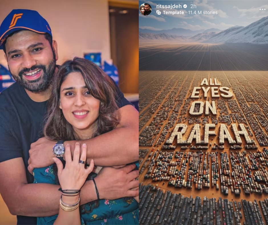 Ritika Sajdeh Deletes 'All Eyes On Rafah' Instagram Story After Facing ...