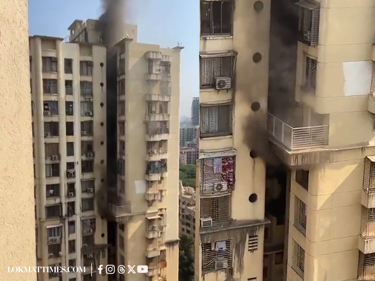 Mumbai: Fire Breaks Out on 17th Floor of Sai Sapphire Building in Powai ...