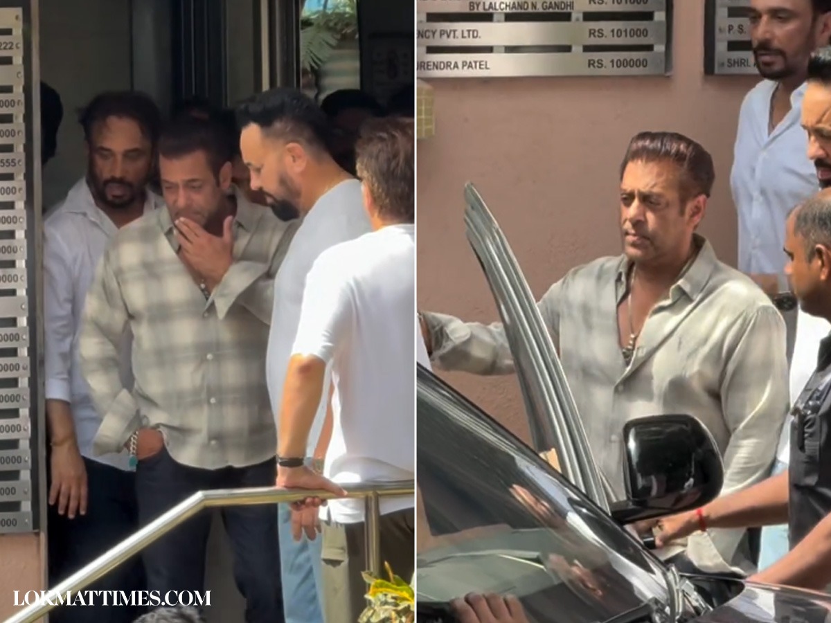 Salman Khan Breaks Down at Close Family Friend Kumud Rane’s Funeral ...