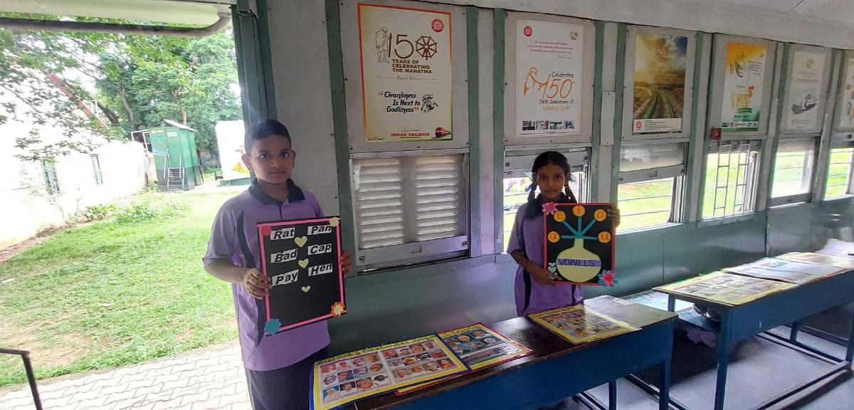 Rail Coaches Transformed into Classrooms for Government School in ...