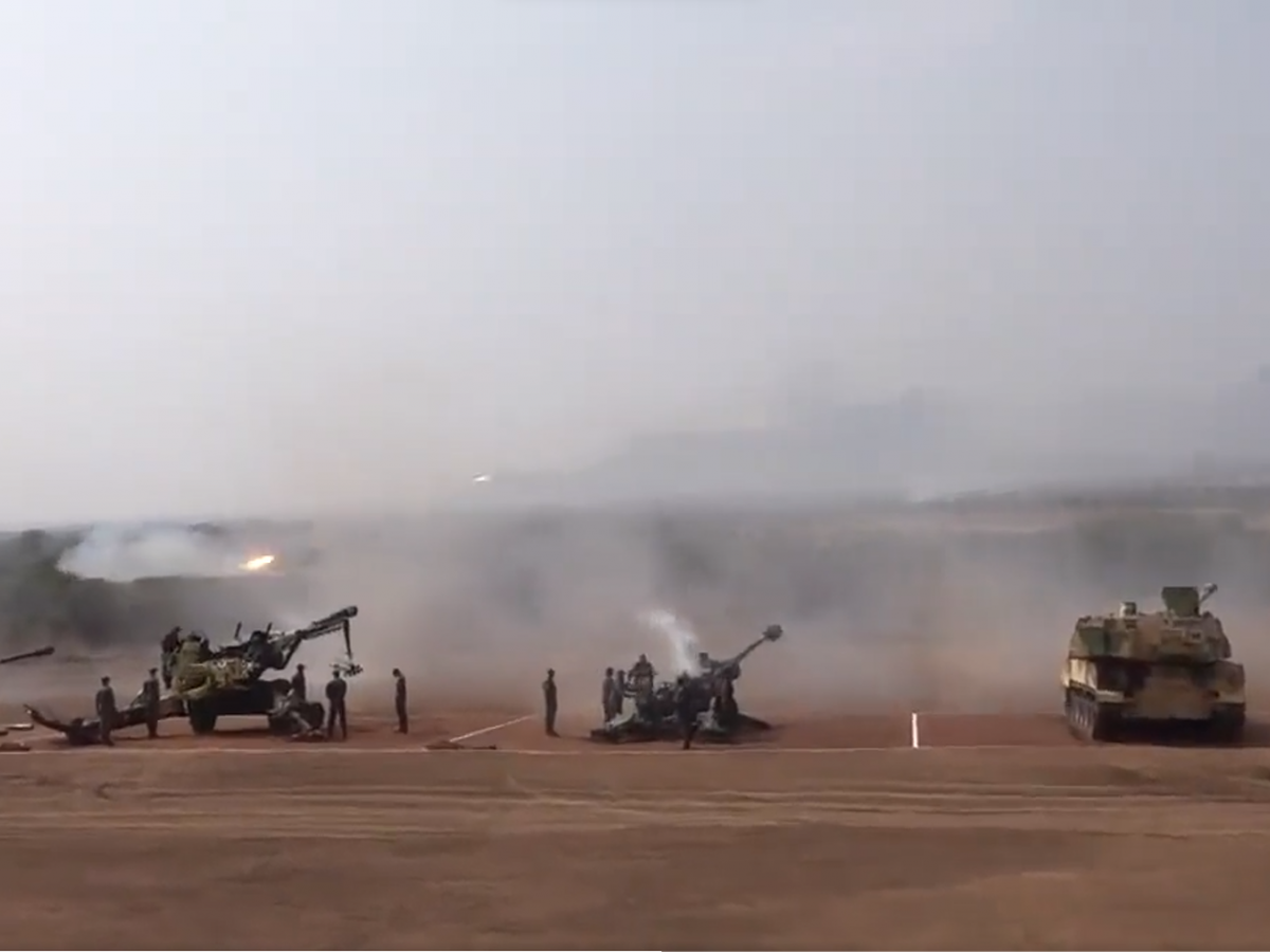 Watch: Made-in-India weapon systems highlight of Army's 'Exercise ...