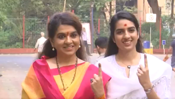 Shaina NC and Daughter Cast Vote, Say 'You Can Criticise if You Cast ...