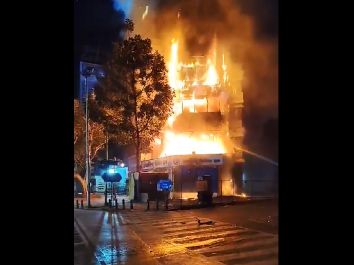 Pune Fire: Massive Blaze Erupts Near Shivar Chowk in Pimpri-Chinchwad ...