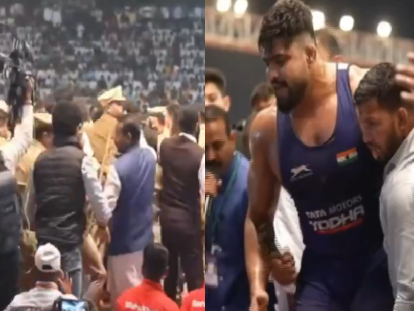 Maharashtra Kesari 2025: Brawl Erupts as Shivraj Rakshe Kicks Referee ...