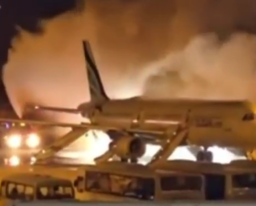 South Korea: Plane with 176 On Board Catches Fire Before Takeoff; Crew ...