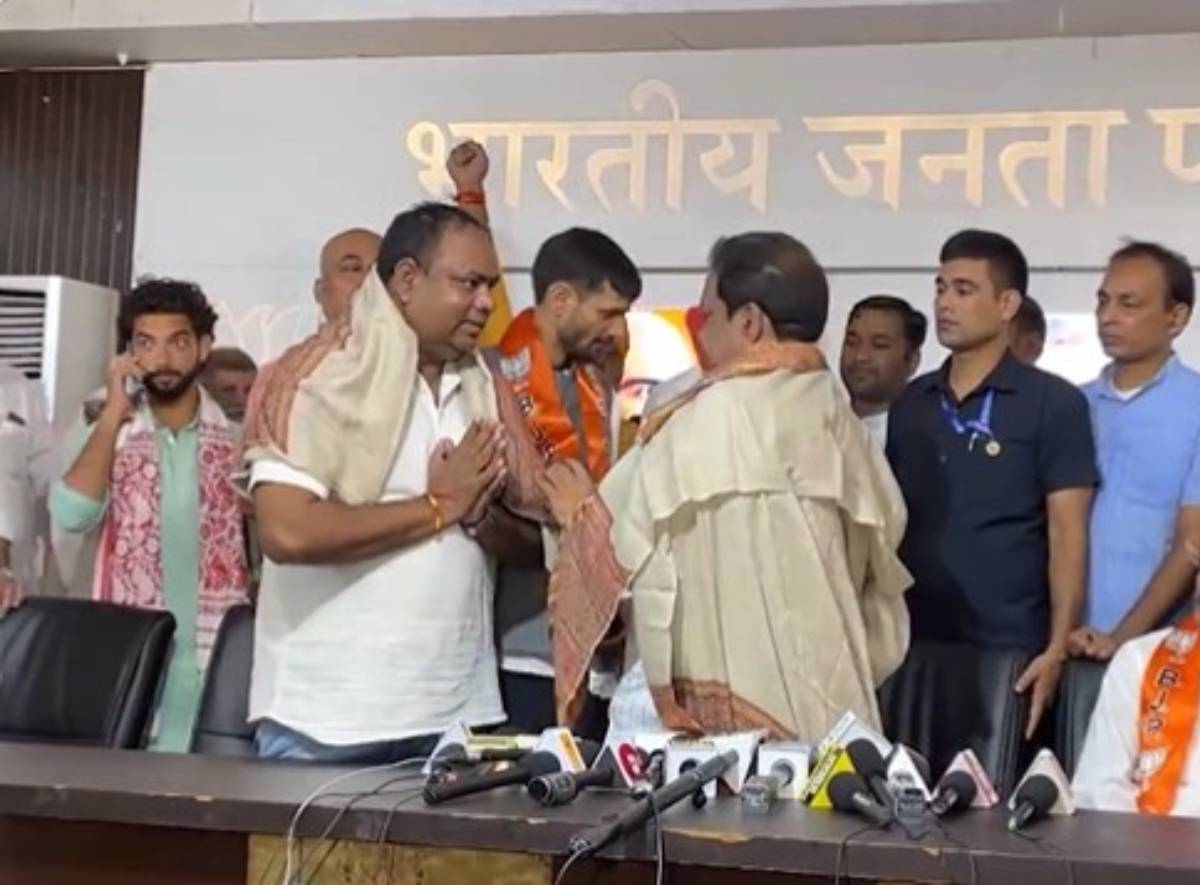 Bihar: Former RLJP MLA Sunil Pandey Joins BJP Ahead of Assembly By ...
