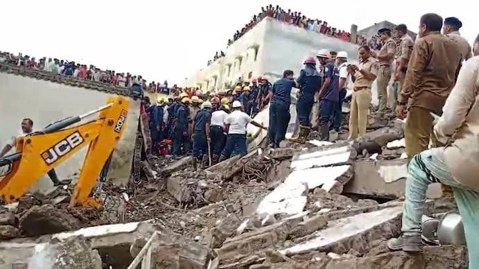 Six-Storey Building Collapses in Surat: Rescue Efforts Underway ...