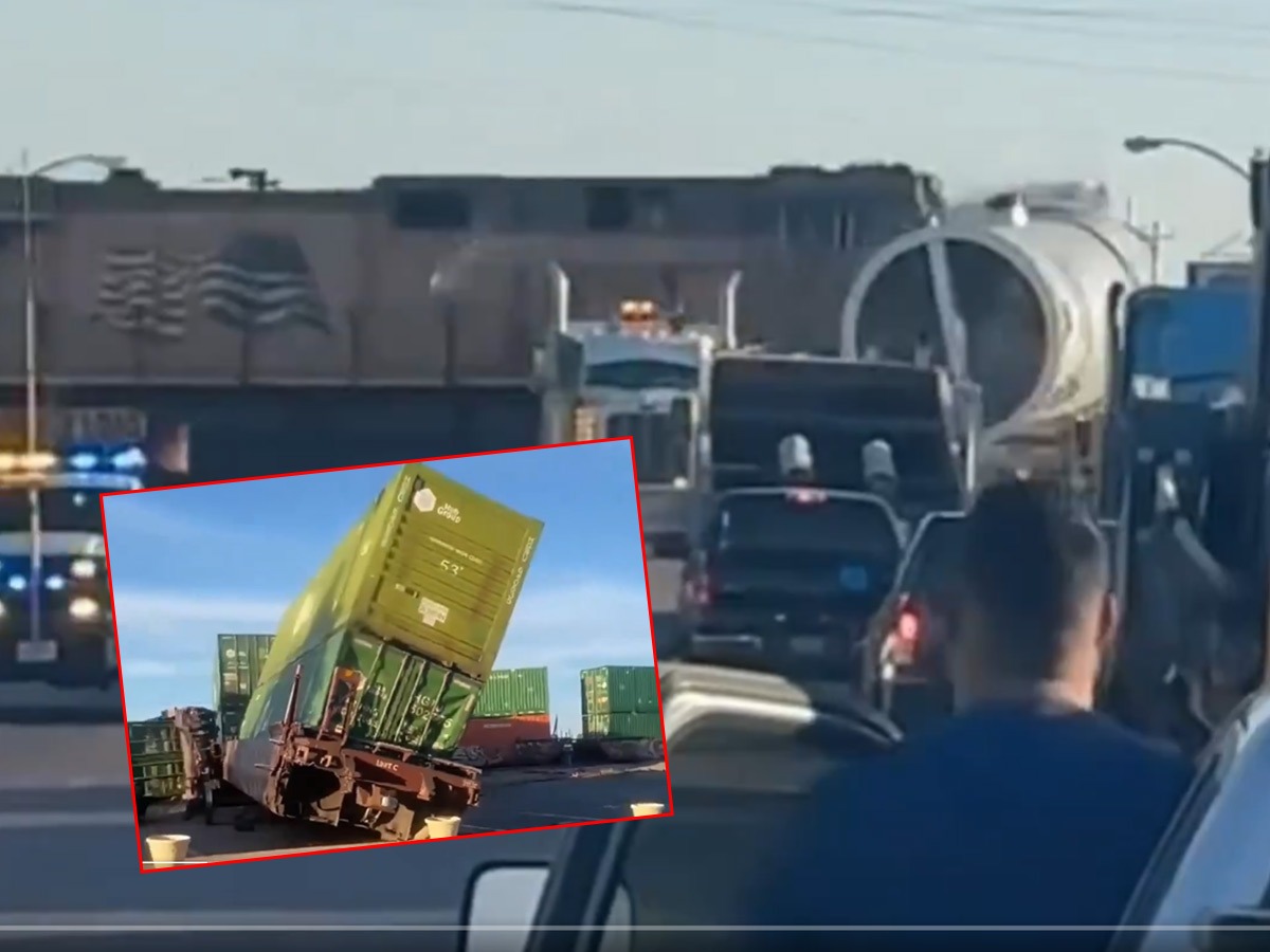 Texas Train Accident: Freight Train Derails After Hitting Semi-Truck at Railroad Crossing in ...