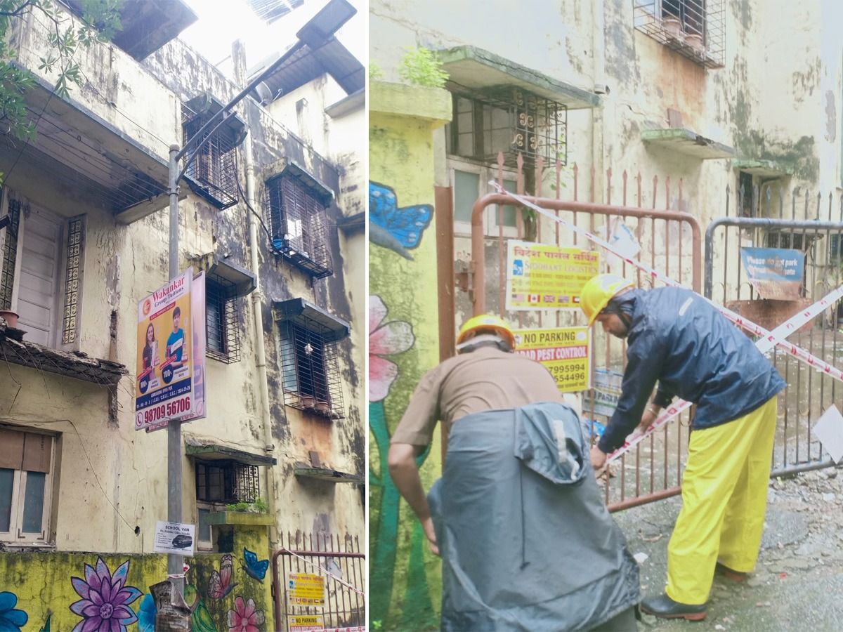 Thane Building Collapse: Residents Evacuated After Portion of 60-Year ...