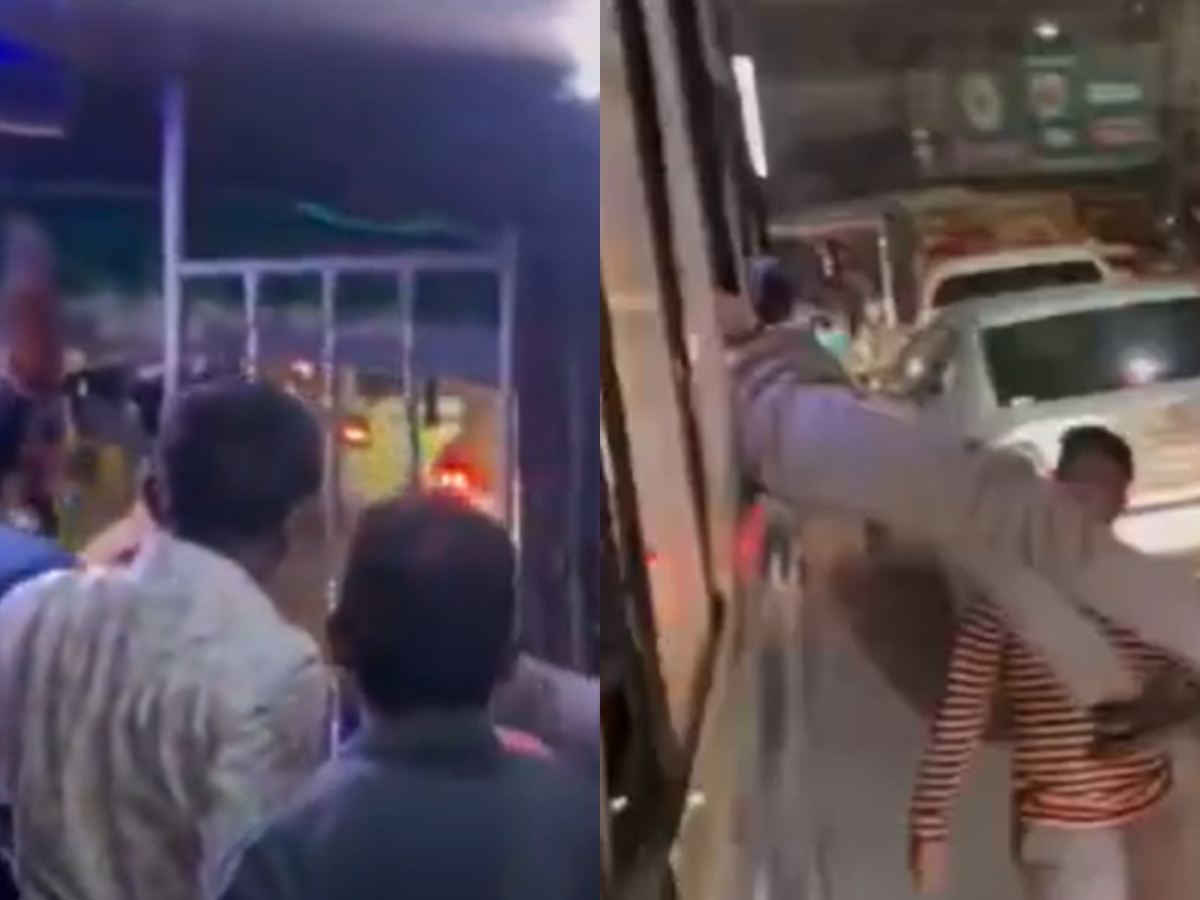 Watch: Thief’s Mobile Theft Attempt Fails as He Dangles from Bus Window ...
