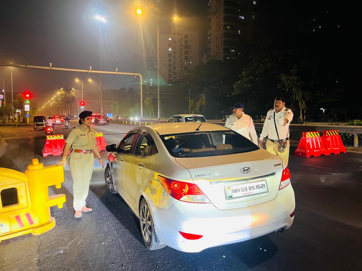 Navi Mumbai Police Crack Down on Traffic Violations, Register Over ...