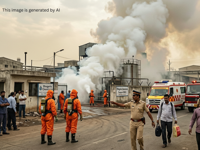 Palghar Gas Leak: Oleum Leakage at Bhageria Chemicals Spreads Panic ...