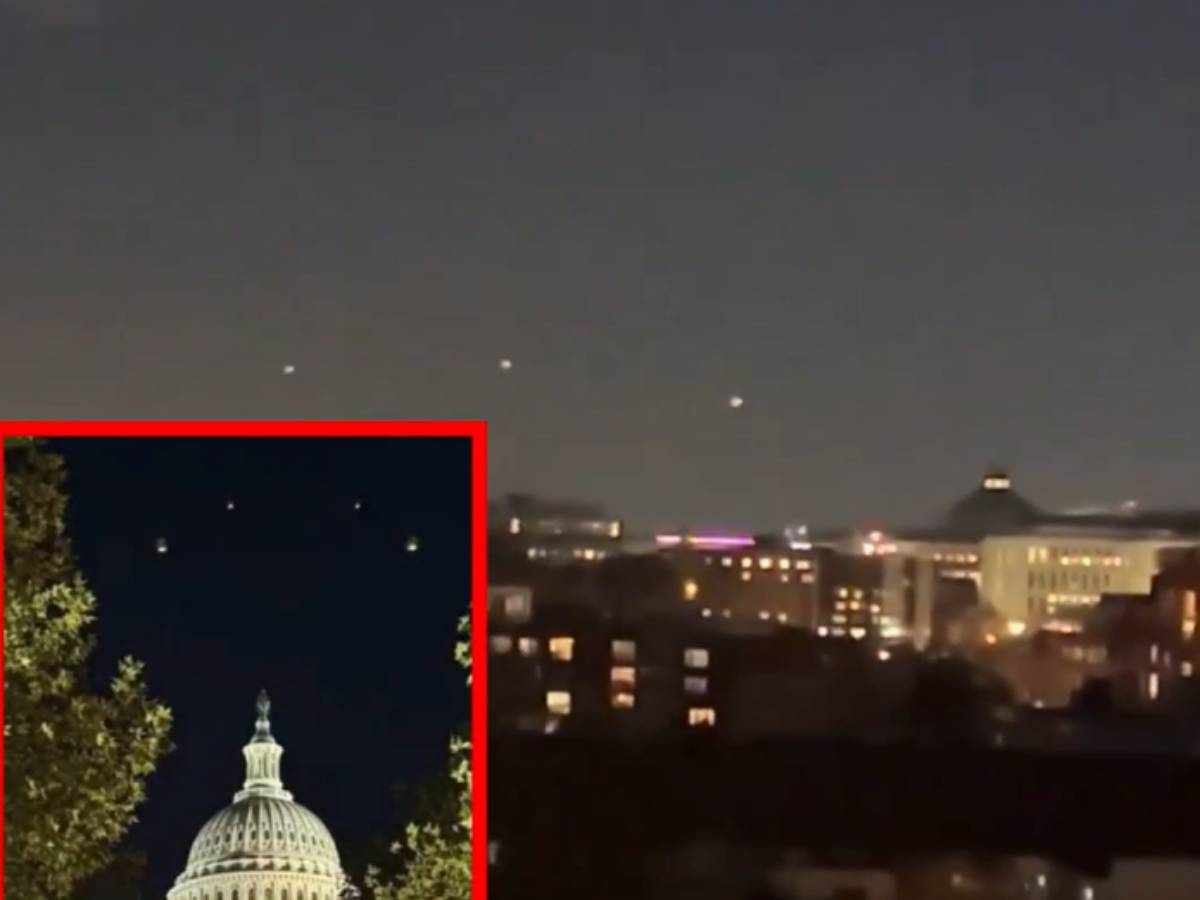 UFO Sighted Over US Capitol Hill? Mysterious Lights in Washington DC ...