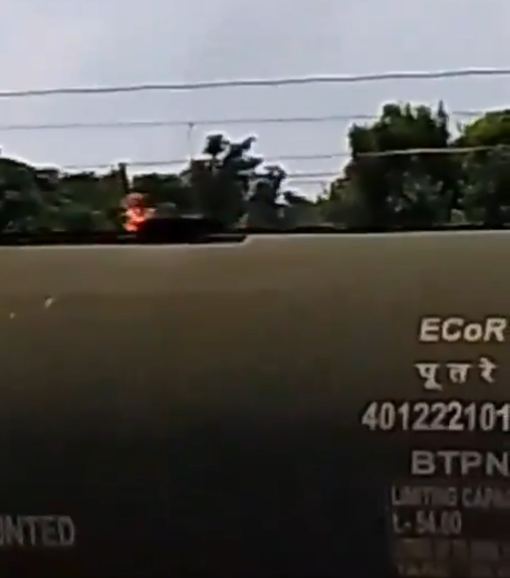 Uttar Pradesh: Goods Train Carrying Petrol Catches Fire in Meerut ...