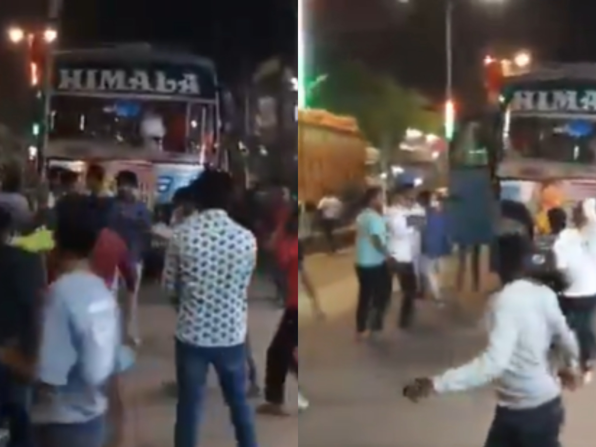 UP Shocker: Fruit Vendors Attack Devotees Heading for Purnagiri Darshan in Sambhal Over Price ...