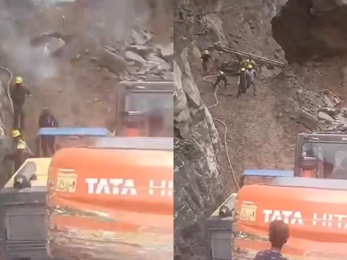 Uttarakhand: Narrow Escape for Workers Clearing Badrinath Highway as ...