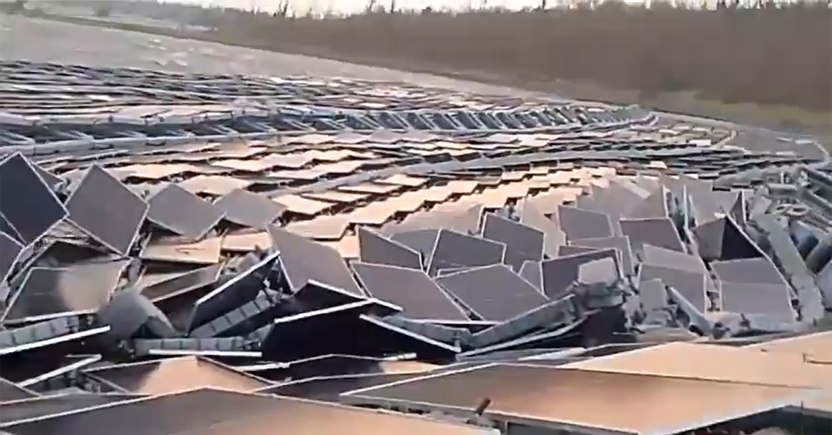 Madhya Pradesh: Summer Storm Damages World's Largest Floating Solar ...