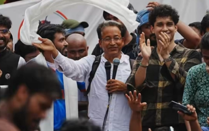 Sonam Wangchuk Joins Cockroach Janta Party Protest at Jantar Mantar ...