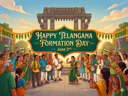 Telangana Formation Day Wishes: Messages, Quotes, and Statehood Day ...