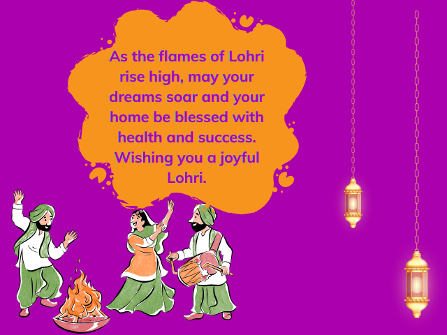 Lohri 2026 Wishes: Share Happy Lohri Greeting Images on WhatsApp With ...