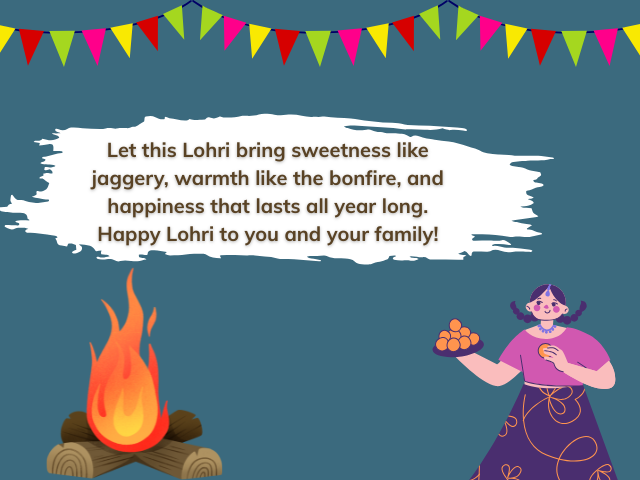 Lohri 2026 Wishes: Share Happy Lohri Greeting Images on WhatsApp With ...