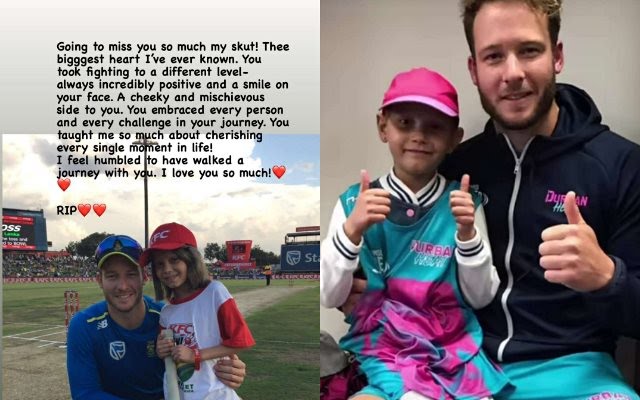 David Miller's daughter passes away due to cancer | Latest cricket News ...
