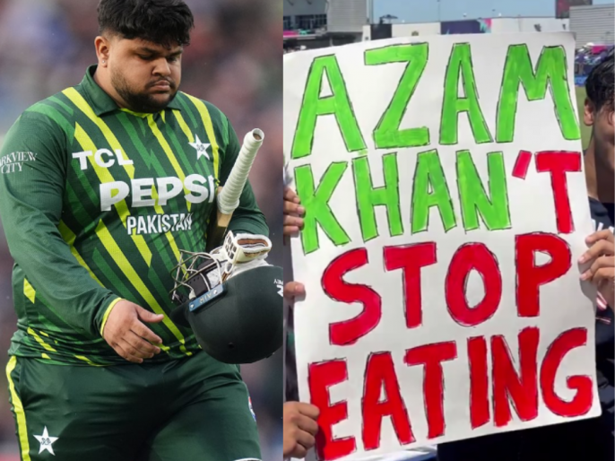 "Azam Khan't Stop Eating": Fans Fat-Shame Pakistani Wicketkeeper-Batsman After Golden Duck in ...