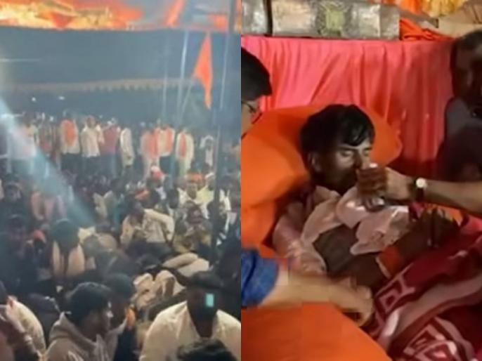Maratha Reservation: Manoj Jarange-Patil Drinks Water After 6 Days, Hunger Strike to Continue ...