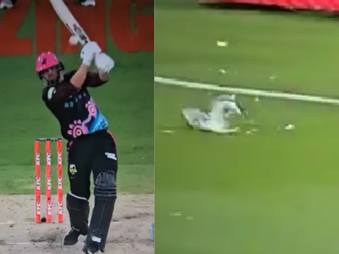 BBL 2025: James Vince's Powerful Shot Hits Seagull During Sydney Sixers ...