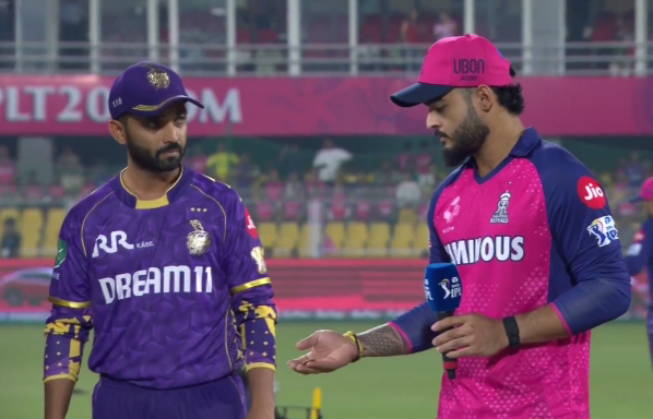 KKR vs RR, IPL 2025: Kolkata Knight Riders Wins Toss, Elects to Bowl First Against Rajasthan ...