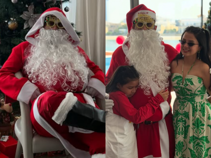MS Dhoni Turns Santa Claus on Christmas, Celebrates With Family and ...