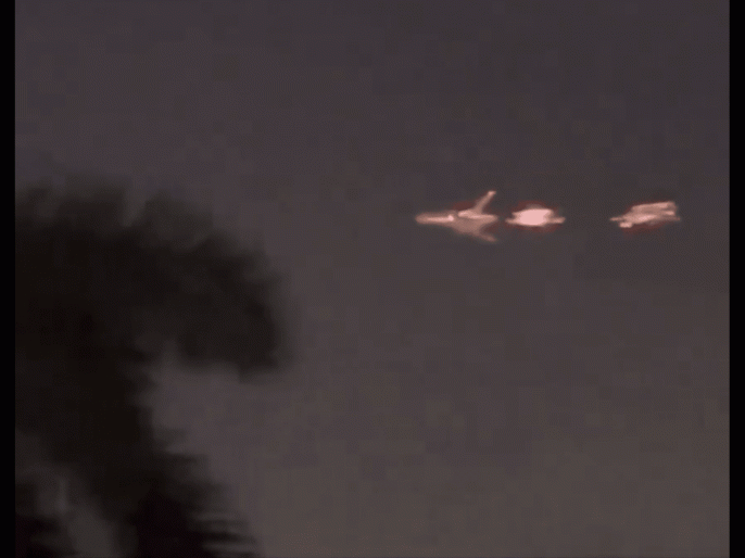 Atlas Air Cargo Plane Catches Fire Mid Air Makes Emergency Landing In