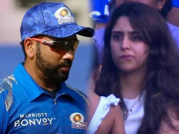 Rohit Sharma's wife Ritika's reaction goes Viral on social media, as he ...