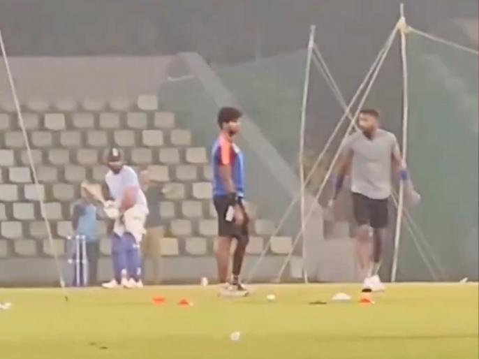 Rohit Sharma, Hardik Pandya Seen Practicing Ahead of ICC Champions ...