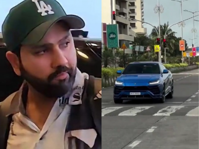 WATCH: Rohit Sharma Spotted Driving His Lamborghini Urus With Special ...