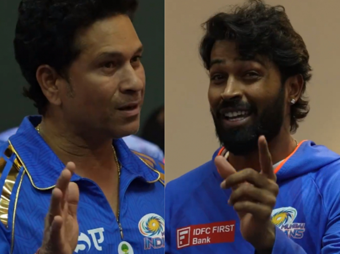 Hardik Pandya and Sachin Tendulkar Boost Mumbai Indians' Morale After ...