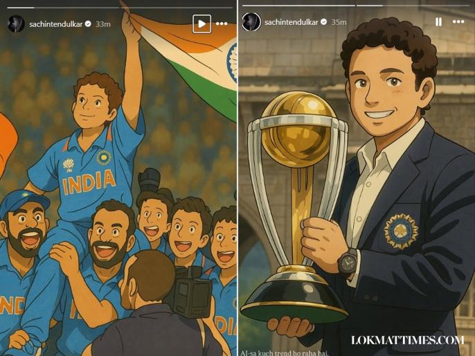 Sachin Tendulkar Joins Ghibli Trend, Shares AI-Generated Illustrations ...